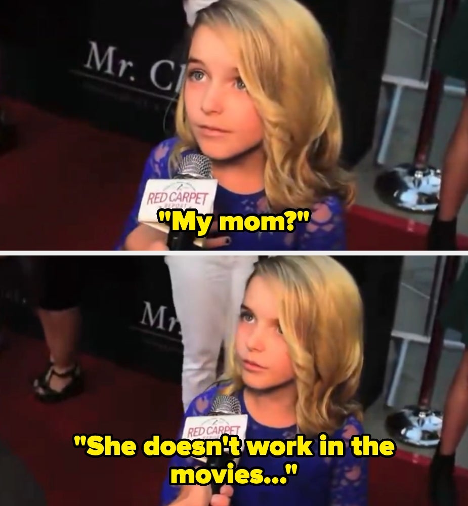 McKenna Grace Awkward Red Carpet Interview: Reacts