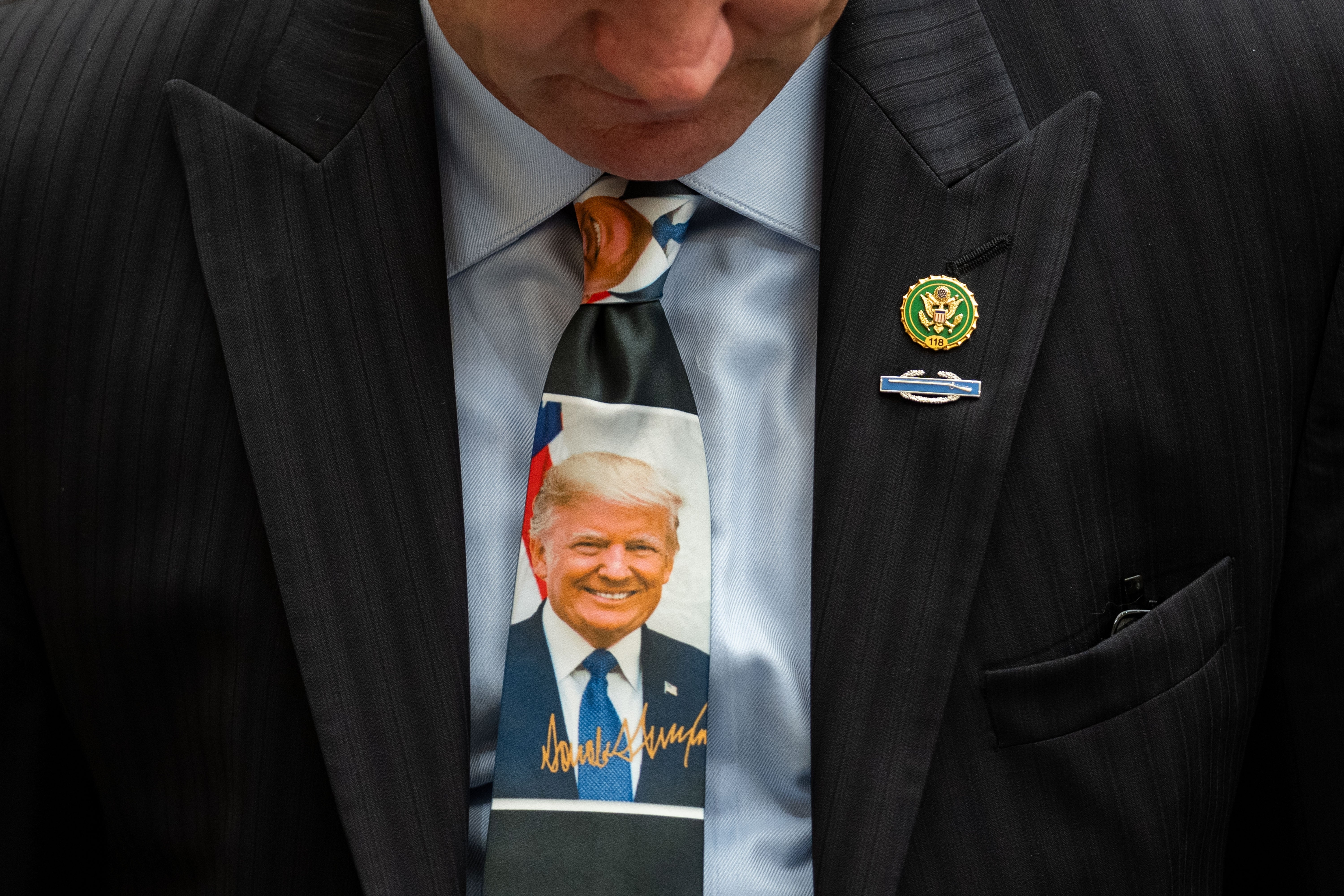 Trump Signing Republican Congressman's Tie Viral Video