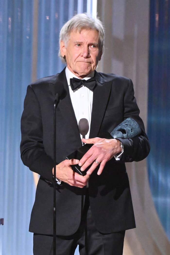 Harrison Ford 2026 Actor Awards Acceptance Speech Reactions