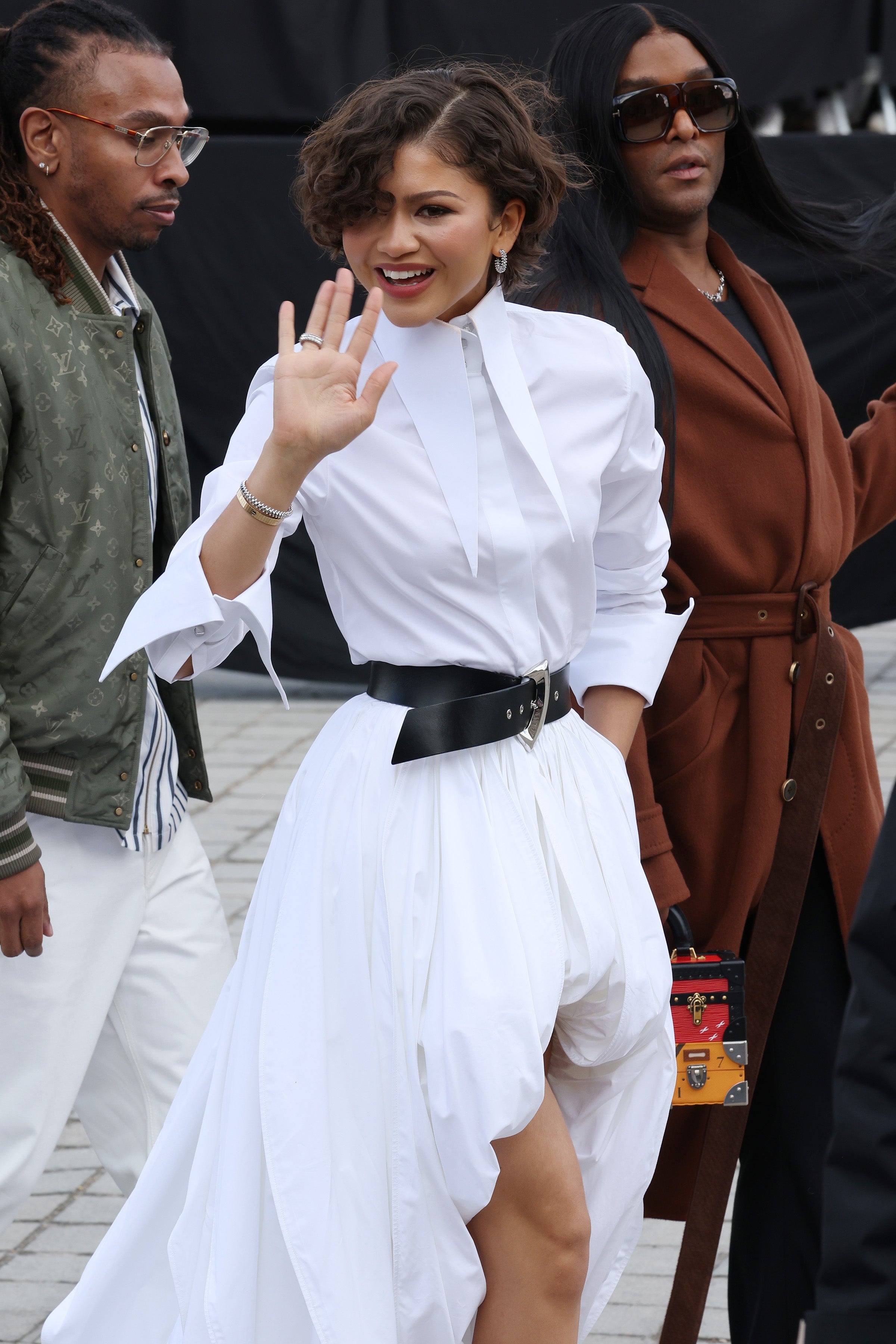 Zendaya Flaunts Possible Wedding Band In Paris