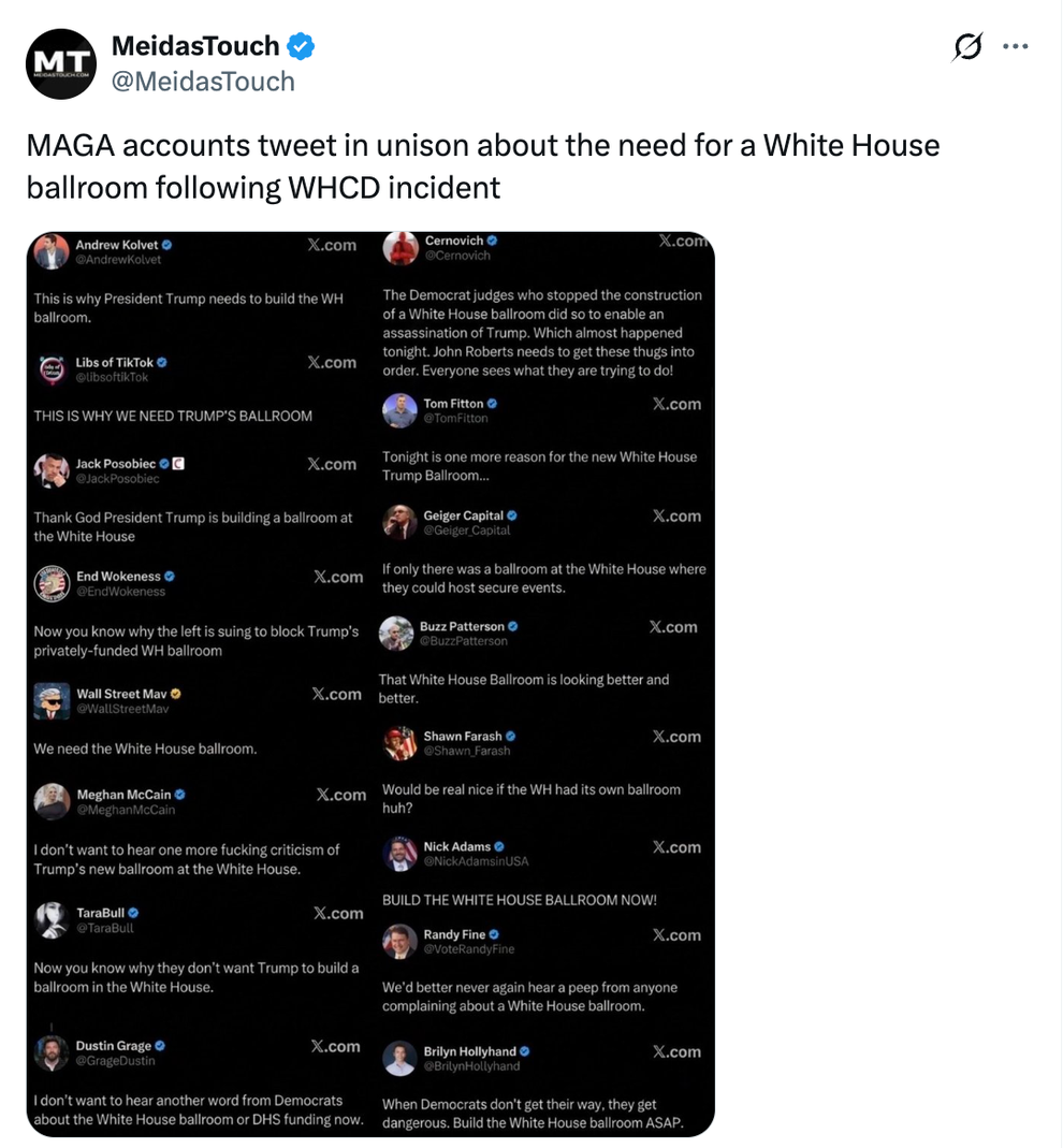 MAGA Is Flooding Social Media With The Same Wild Take