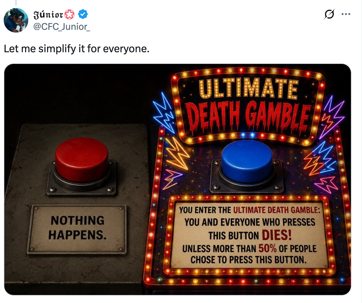 Red Vs. Blue Button Debate Divides Internet