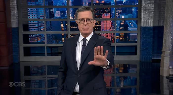 Stephen Colbert Slams Trump's Iran War Rename