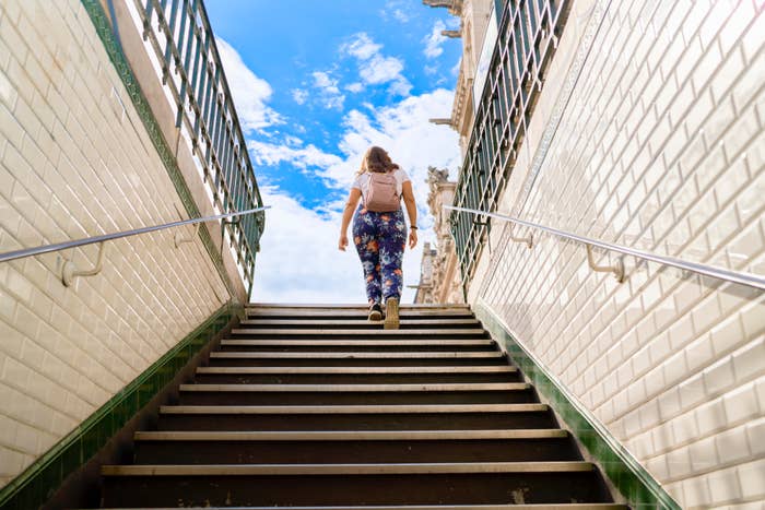 Here's What It Means If You Get Winded From Walking Up The Stairs