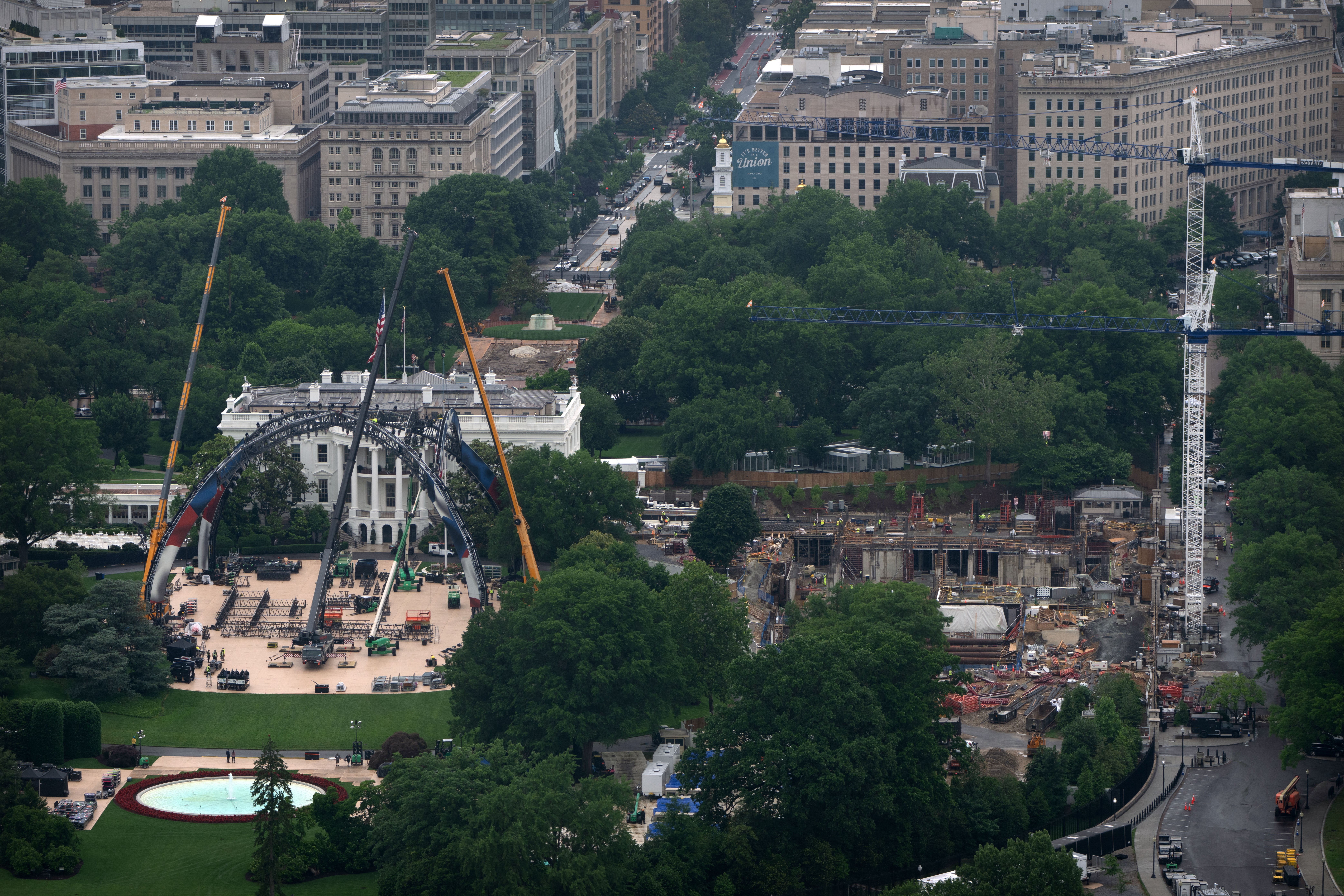 UFC Ring On White House Lawn Sparks Viral Reaction