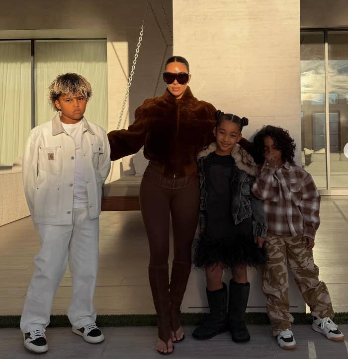 Lewis Hamilton's Relationship With Kim Kardashian's Kids: Report