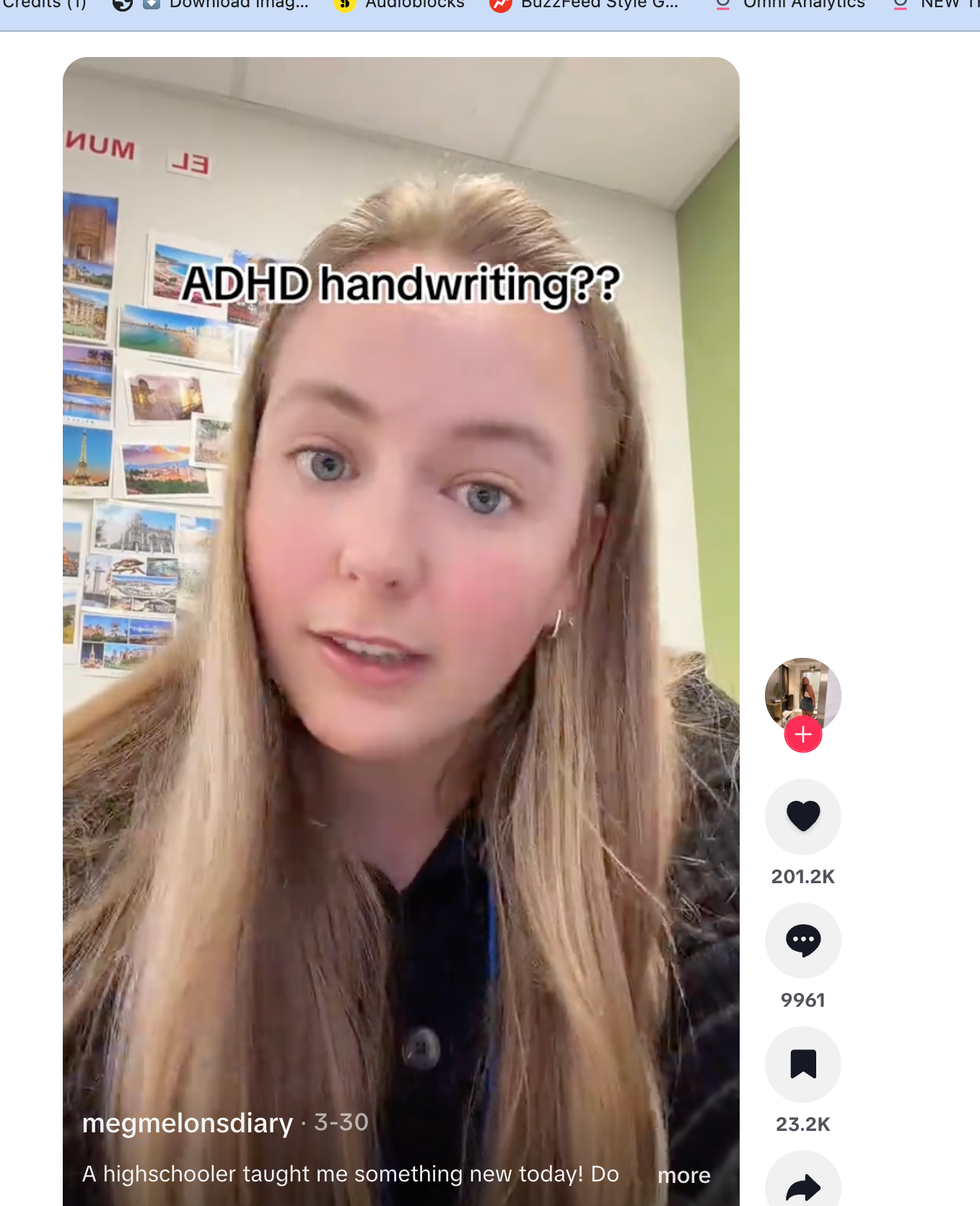 ADHD Handwriting Similarities Go Viral