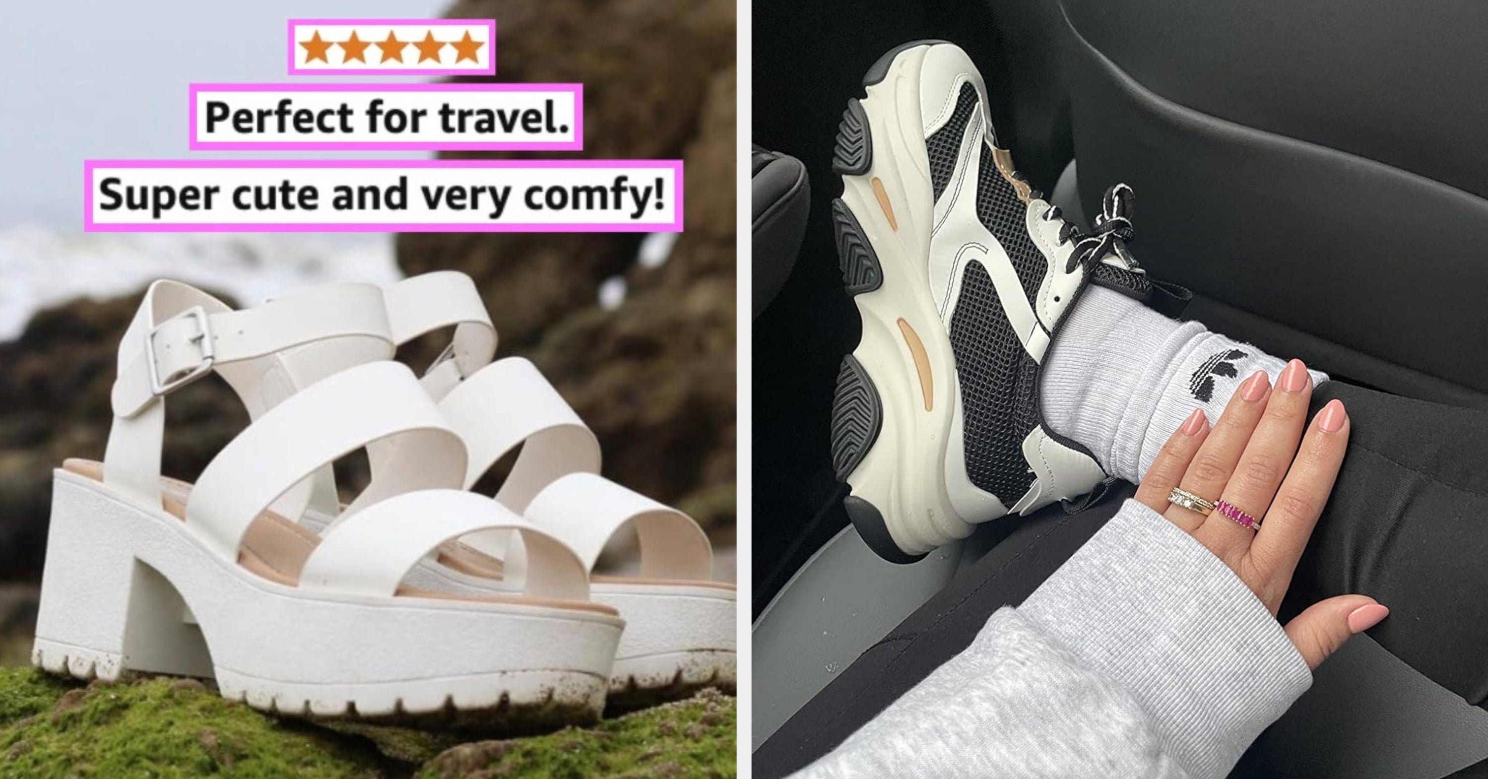 30 Stylish And Comfy Shoes Perfect For Taking On Trips