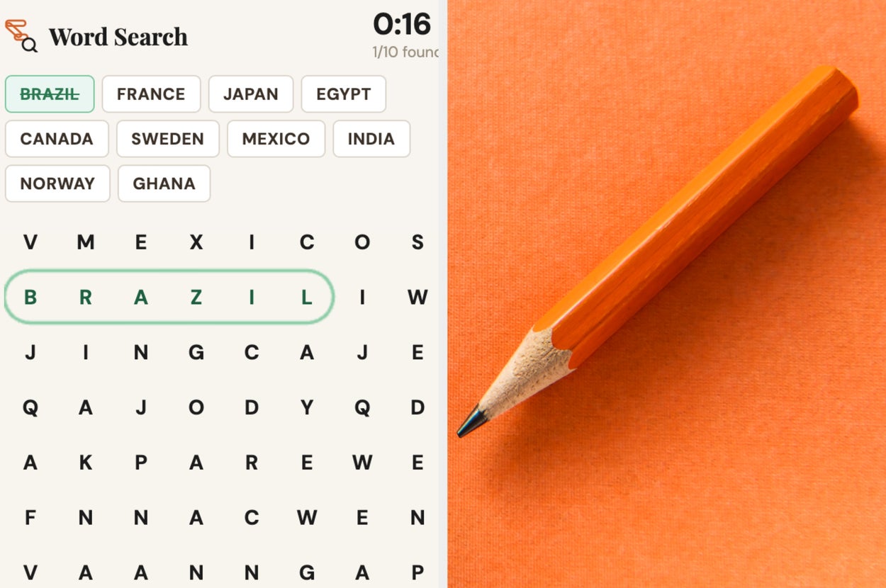 Word Search, Countries Edition: June 12, 2026