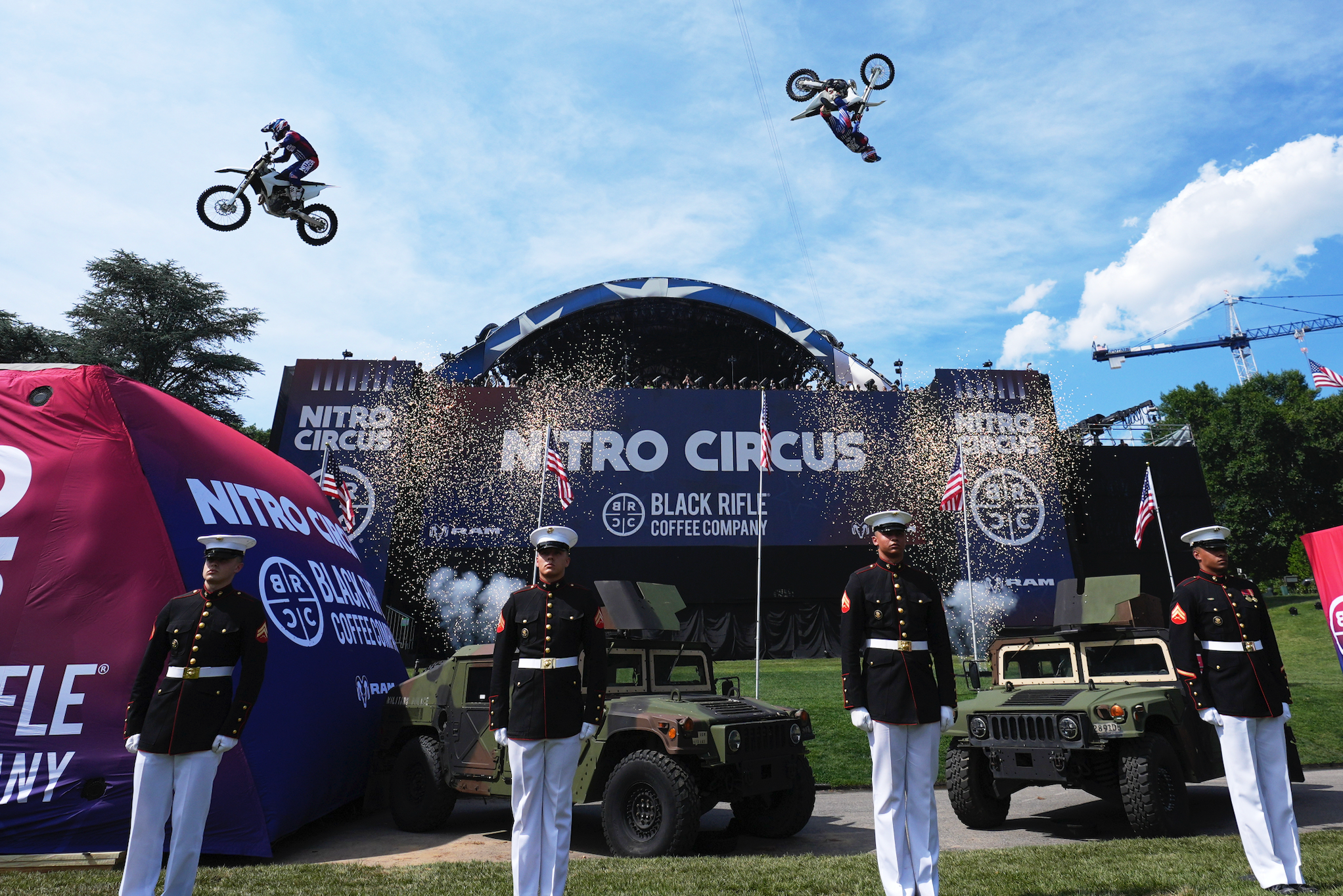 Viral Photos: Dirt Bike Stunts At The White House