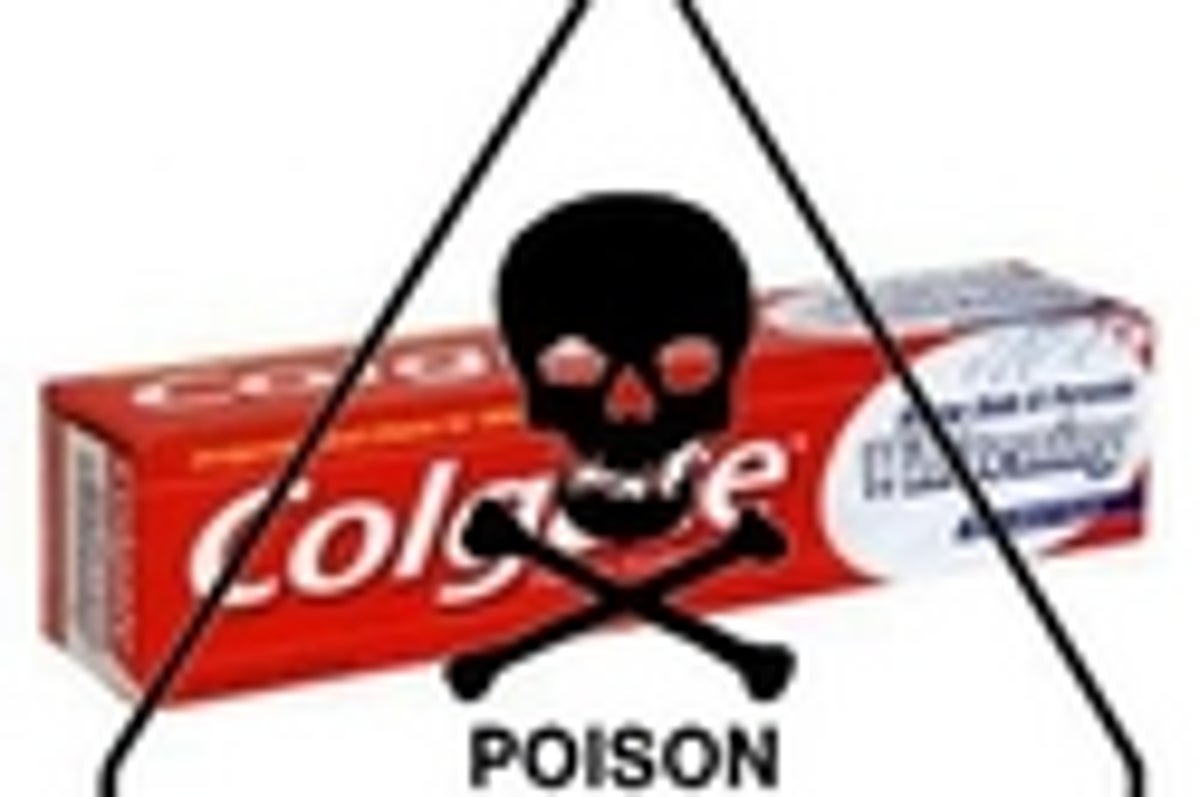 Poisonous Toothpaste