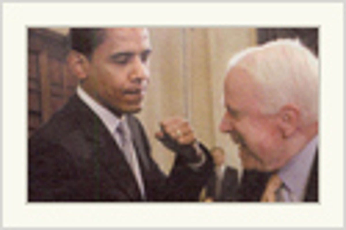 Obama Punching McCain