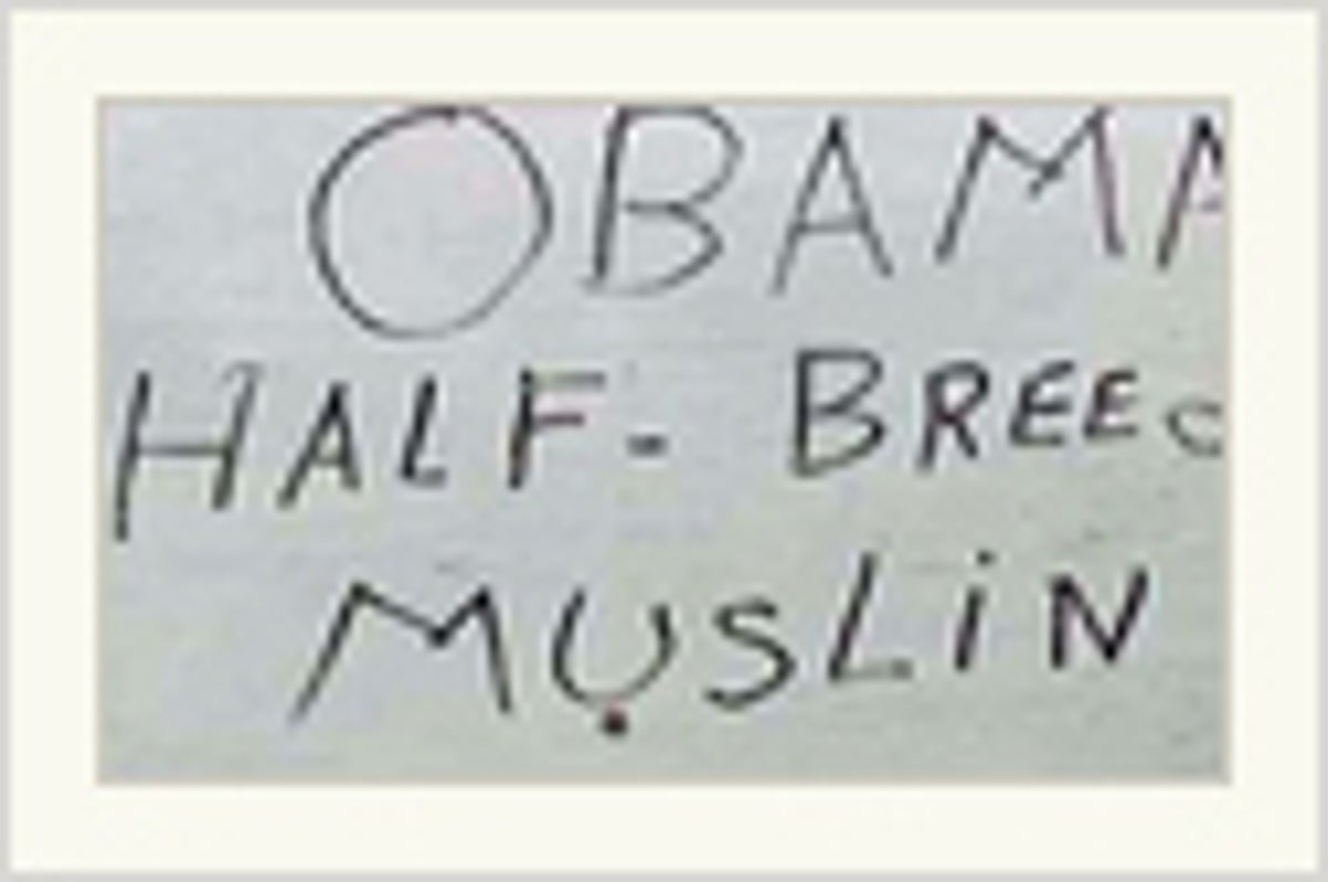DIY Anti-Obama Sign
