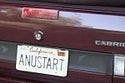 Arrested Development ANUSTART Vanity Plate Spotted In Real Life