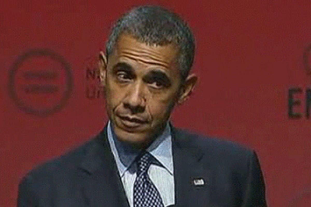 Obama Was Just Begging To Be GIF'd Last Night