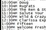 Nickelodeon Program Schedule: 1991 And 2011