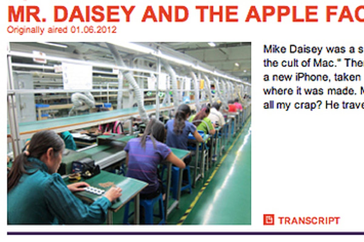 This American Life Retracts Apple Factory Episode