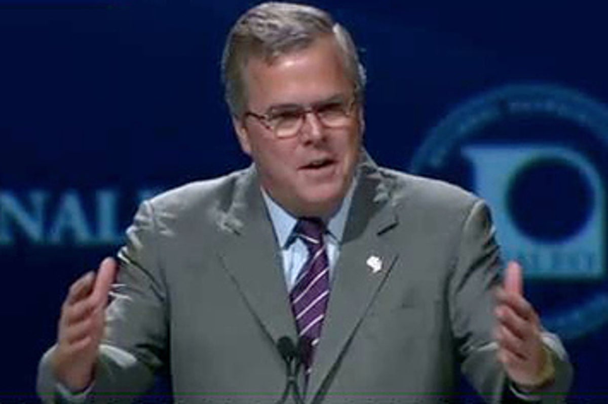 Jeb Bush: "When We Find Common Ground We Shouldn't Fight Anymore"