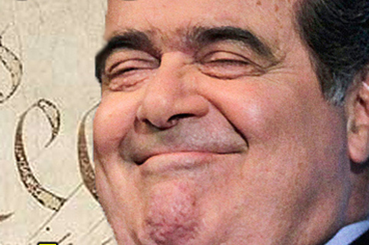Justice Scalia Claims The Constitution Is 'Dead, Dead, Dead'