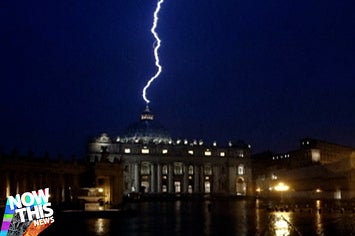 Lightning Strikes The Vatican