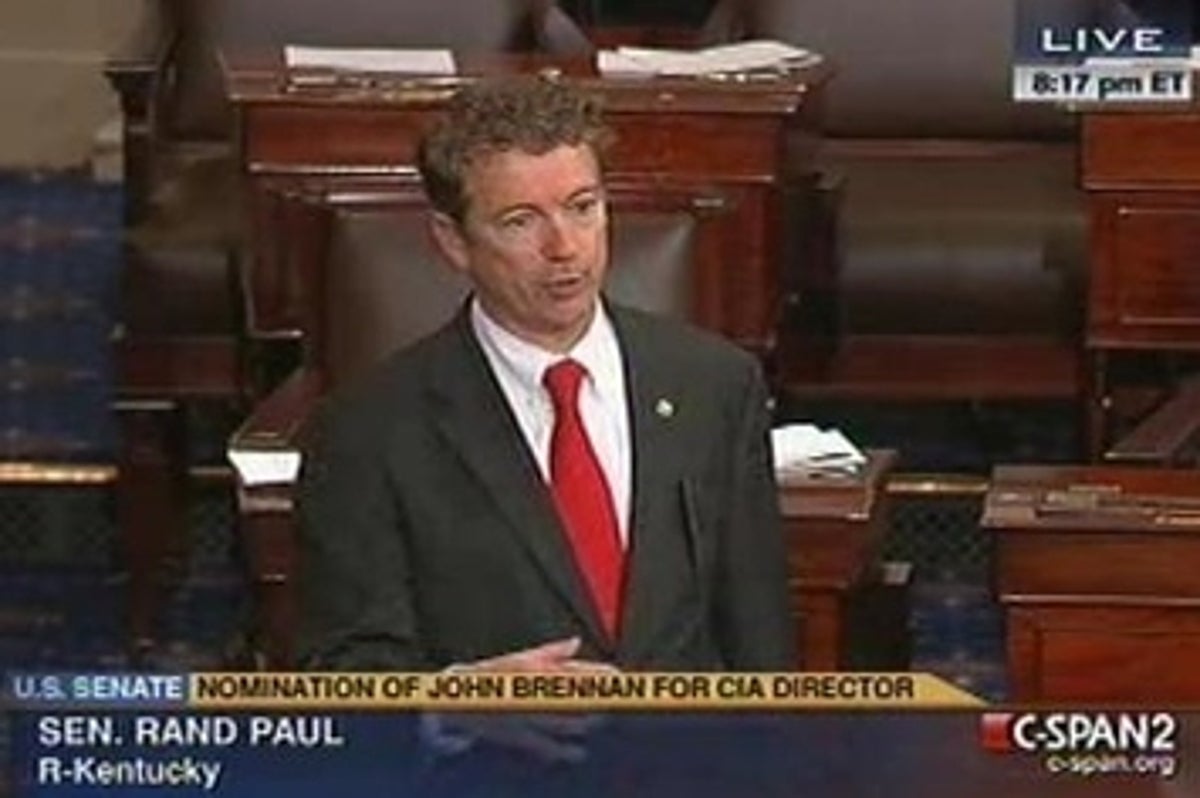 Rand Paul Tweets His Own Filibuster