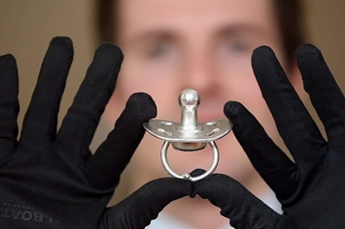 This Is What A $85,000 Platinum Pacifier Looks Like