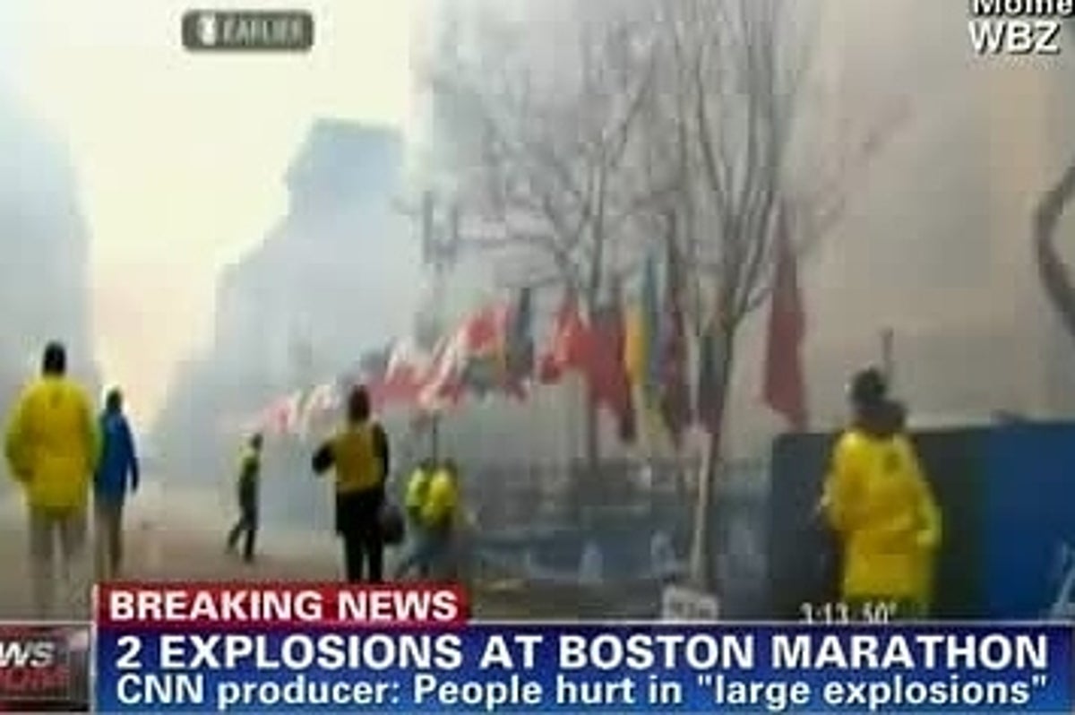 Video From The Scene Of The Boston Marathon Explosions