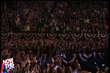 Obama Headquarters Explodes Into A Victory Party