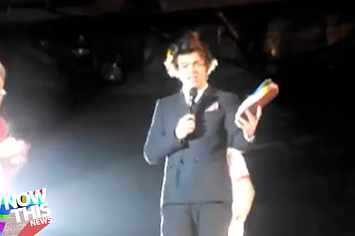 Kid From One Direction Gets Hit In The Junk By Flying Shoe