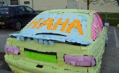 The Post-It Note Prank