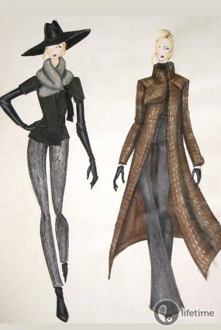 Project Runway Sketches