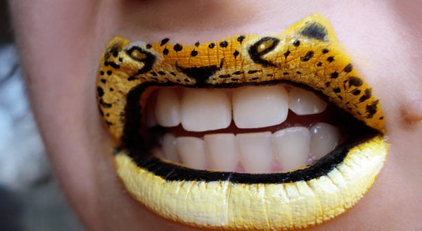 Animal Lipstick Art
