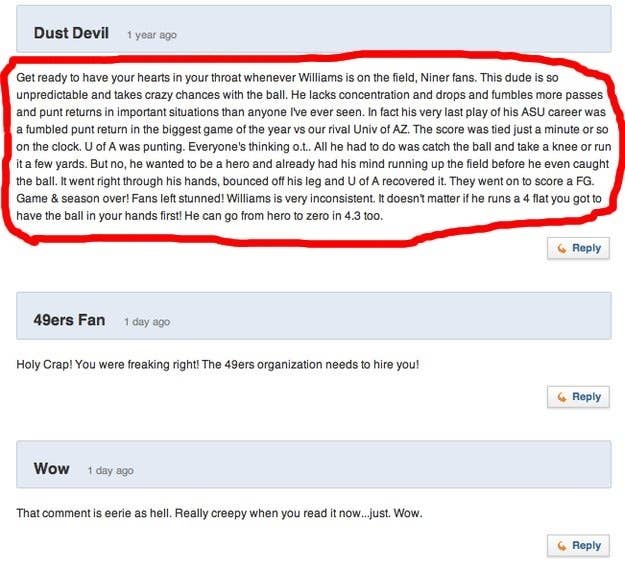 Psychic Football Fan Predicts The Giants’ Victory