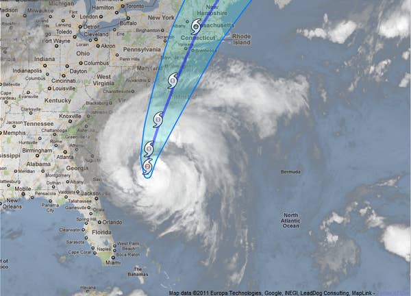 Google's Hurricane Tracker