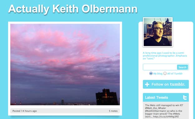 Keith Olbermann Has A Photography Blog
