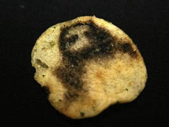 JESUS appears on a potato chip: BACK TO CHURCH apostates! : r/exchristian