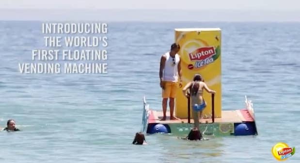 The Worlds First Floating Vending Machine Is Awesome