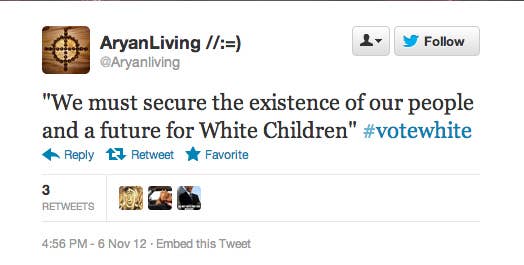 The Most Racist Hashtag Of The 2012 Election