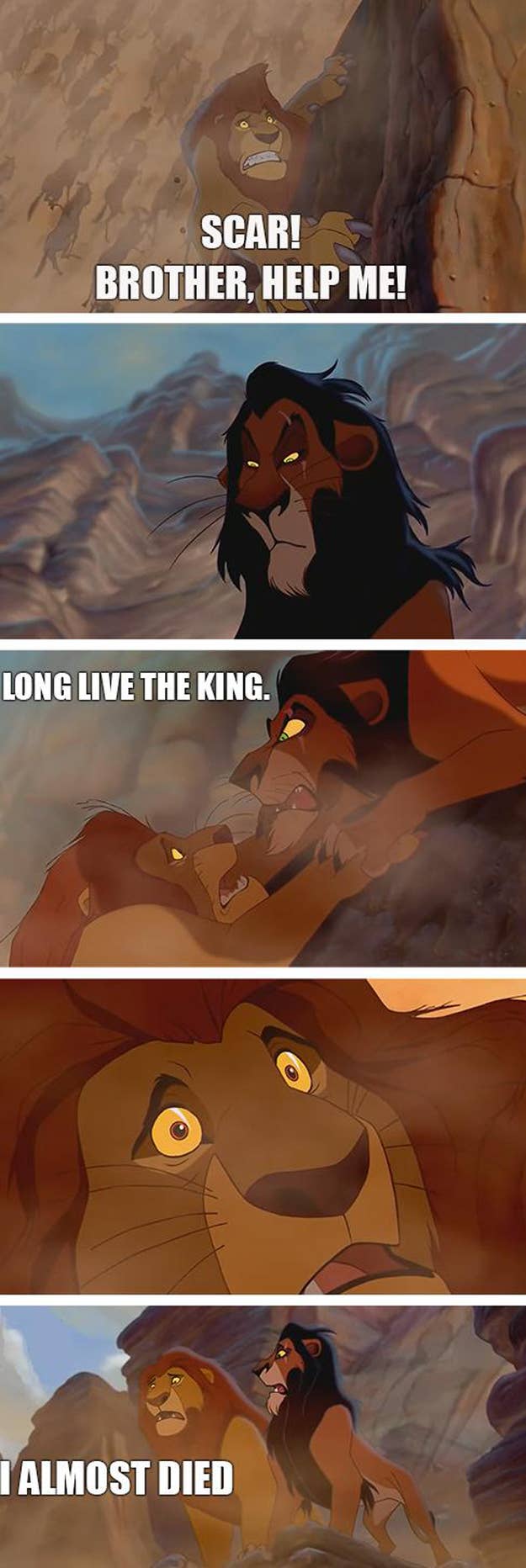 How "The Lion King" Would Play Out If Scar Wasn't Personified Evil
