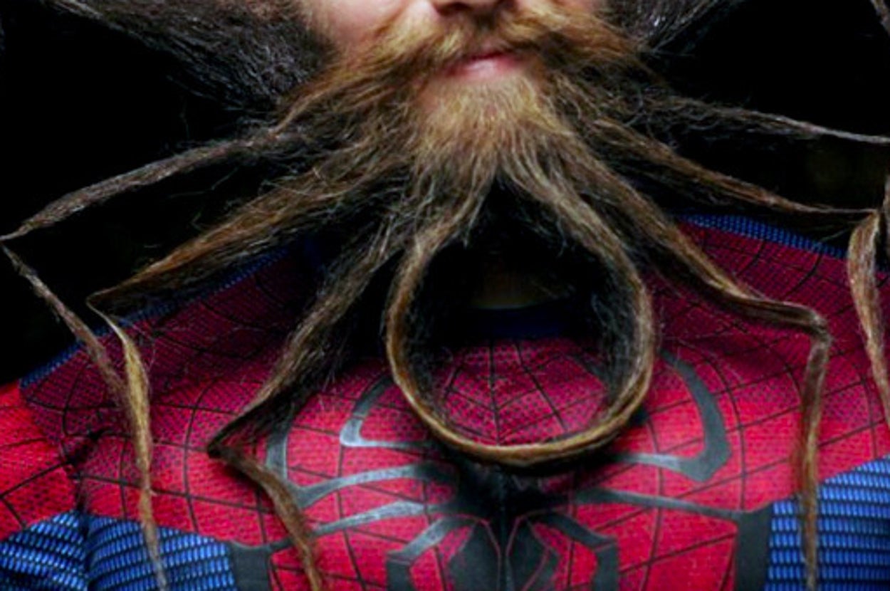 Check Out This Epically Literal Spider-Man Beard