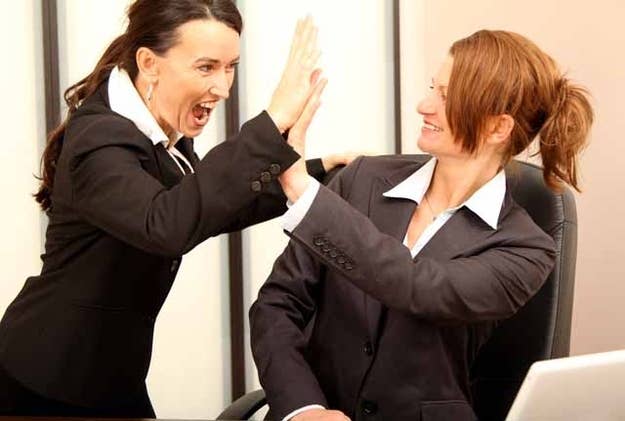 How Many Stock Photos Does It Take To Find The Perfect Awkward High Five?