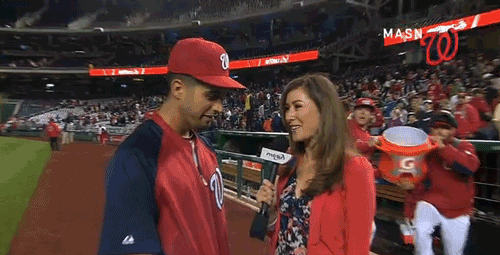 Watch A Reporter Get Soaked With A Gatorade Bath