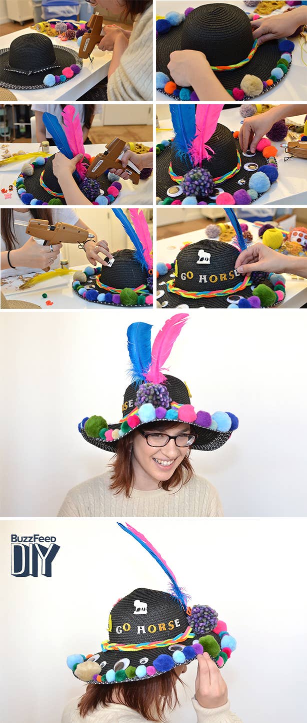 how to make a funny kentucky derby hat