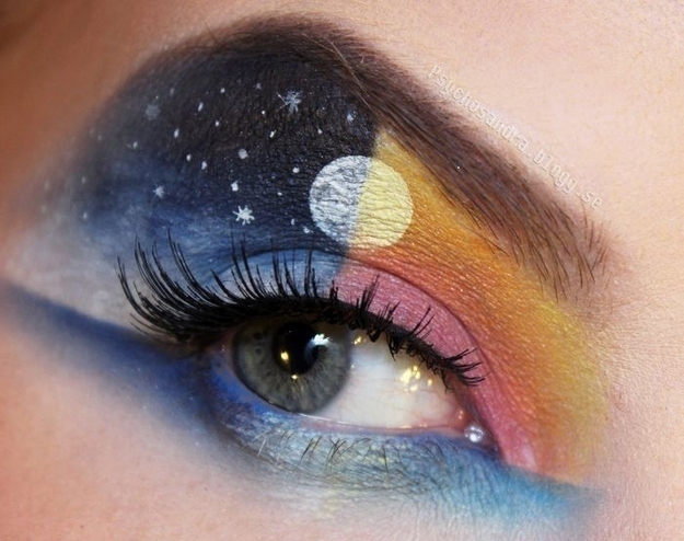 This Makeup Artist Paints Incredibly Intricate Scenes On Her Eyelids
