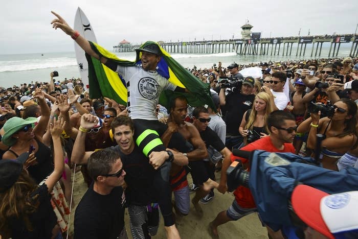 A Riot Broke Out At The U.S. Open Of Surfing