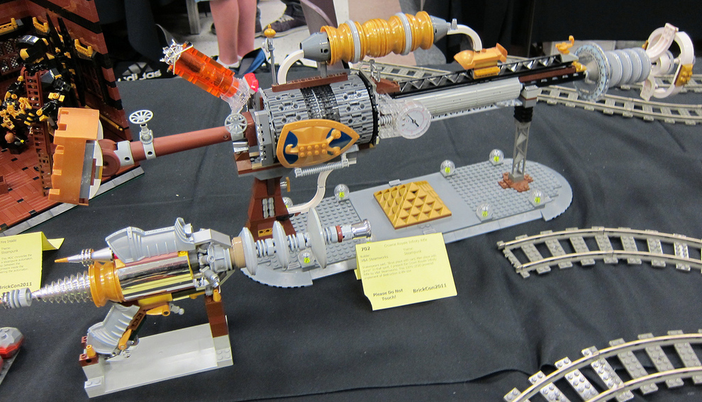 23 Fantastical Steampunk LEGO Builds Designed From Scratch