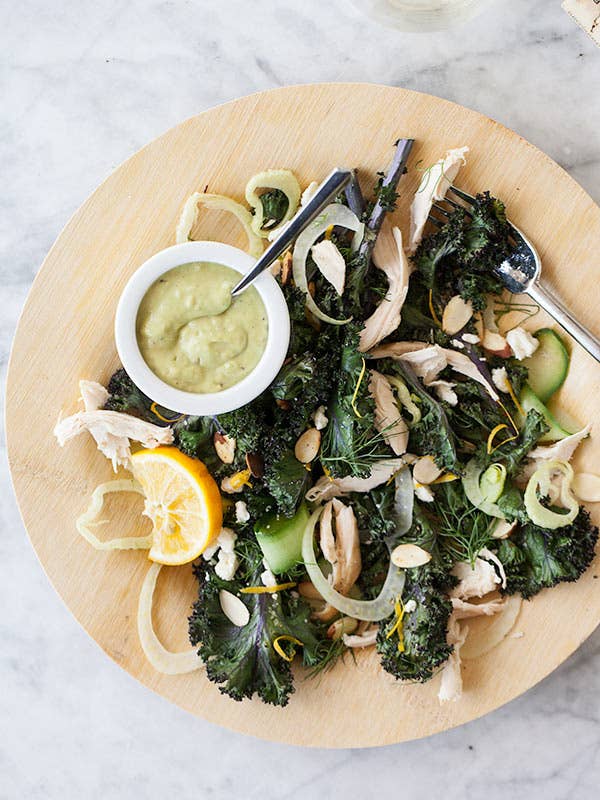 how to prepare kale raw