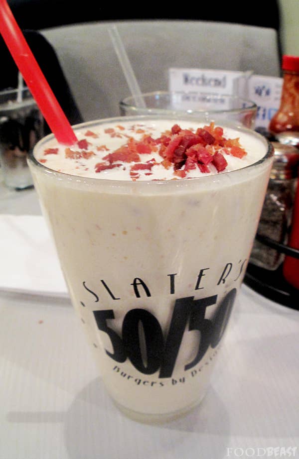 Maple Bacon Vanilla Milkshake