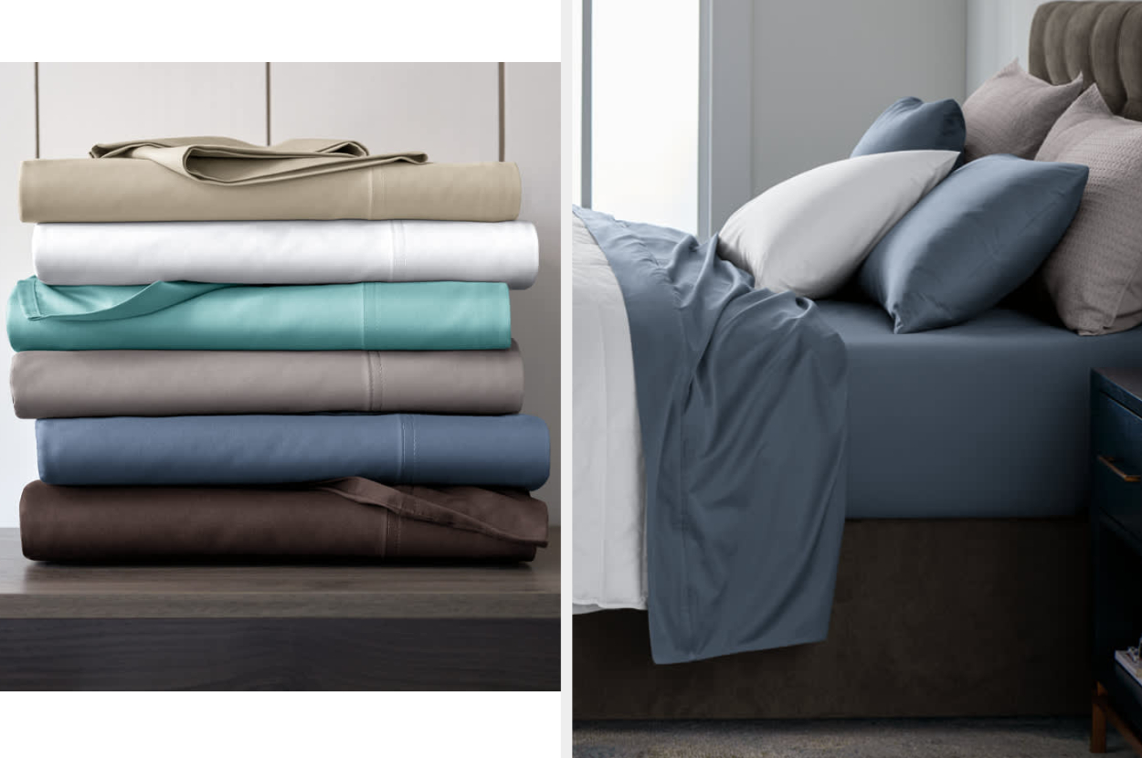 17 Best Cooling Bed Sheets For Hot Sleepers To Chill In