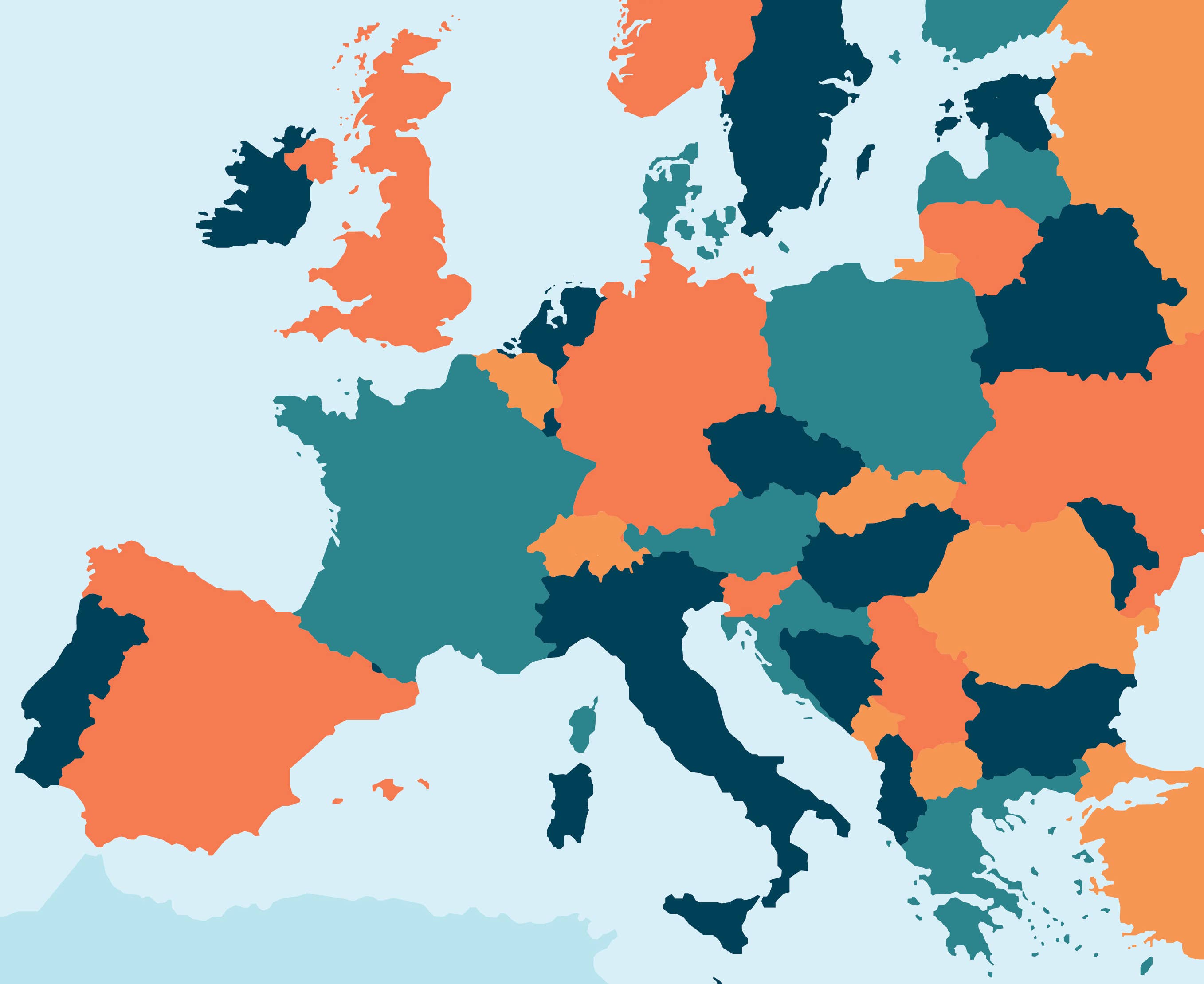 Europe Countries Map Quiz Map Of Europe Labeled Countries Download